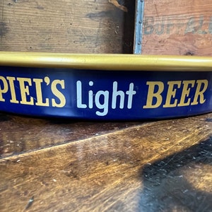 Vintage Piels Beer Tray| Piel's Light Beer Serving Tray| Cocktail Tray ...