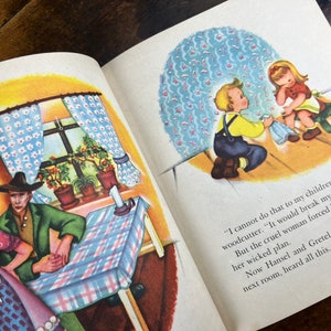 Vintage Hansel and Gretel Little Golden Book First Printing June 1945 ...