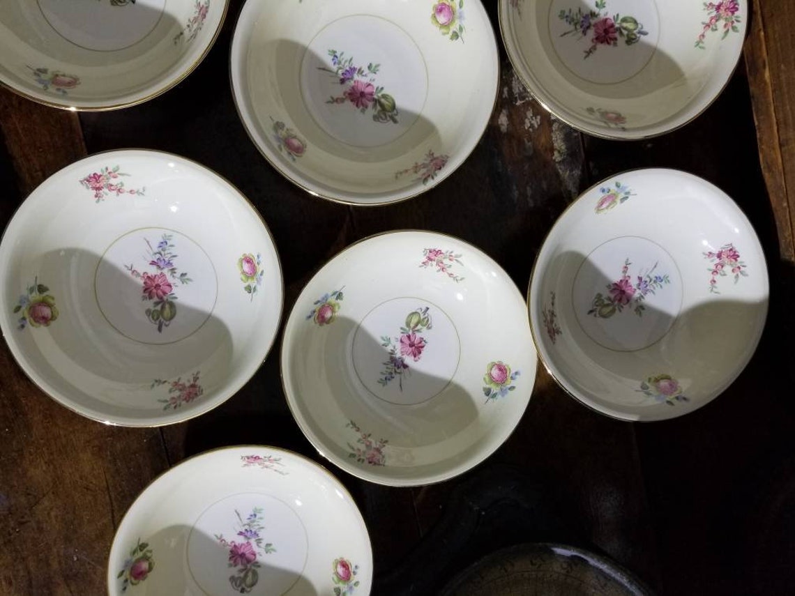 Vintage HOMER LAUGHLIN Priscilla Pattern Eggshell Nautilus | Etsy