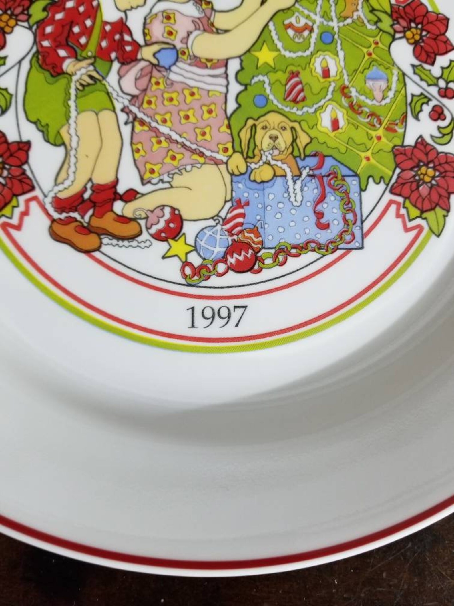 Vintage Corelle 1997 Christmas Series Dinner Plate~happy Holidays ...