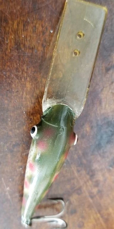 Vintage SOUTH BEND Rock Hopper Fly Rod Fishing Lure ~tackle Bait ~green ...