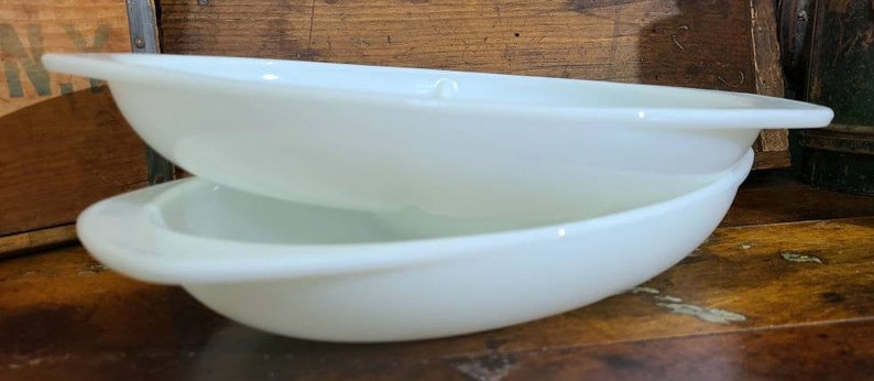 PYREX WHITE Casserole Dish Divided 1063 1 1/2 Quart Rustic - Etsy