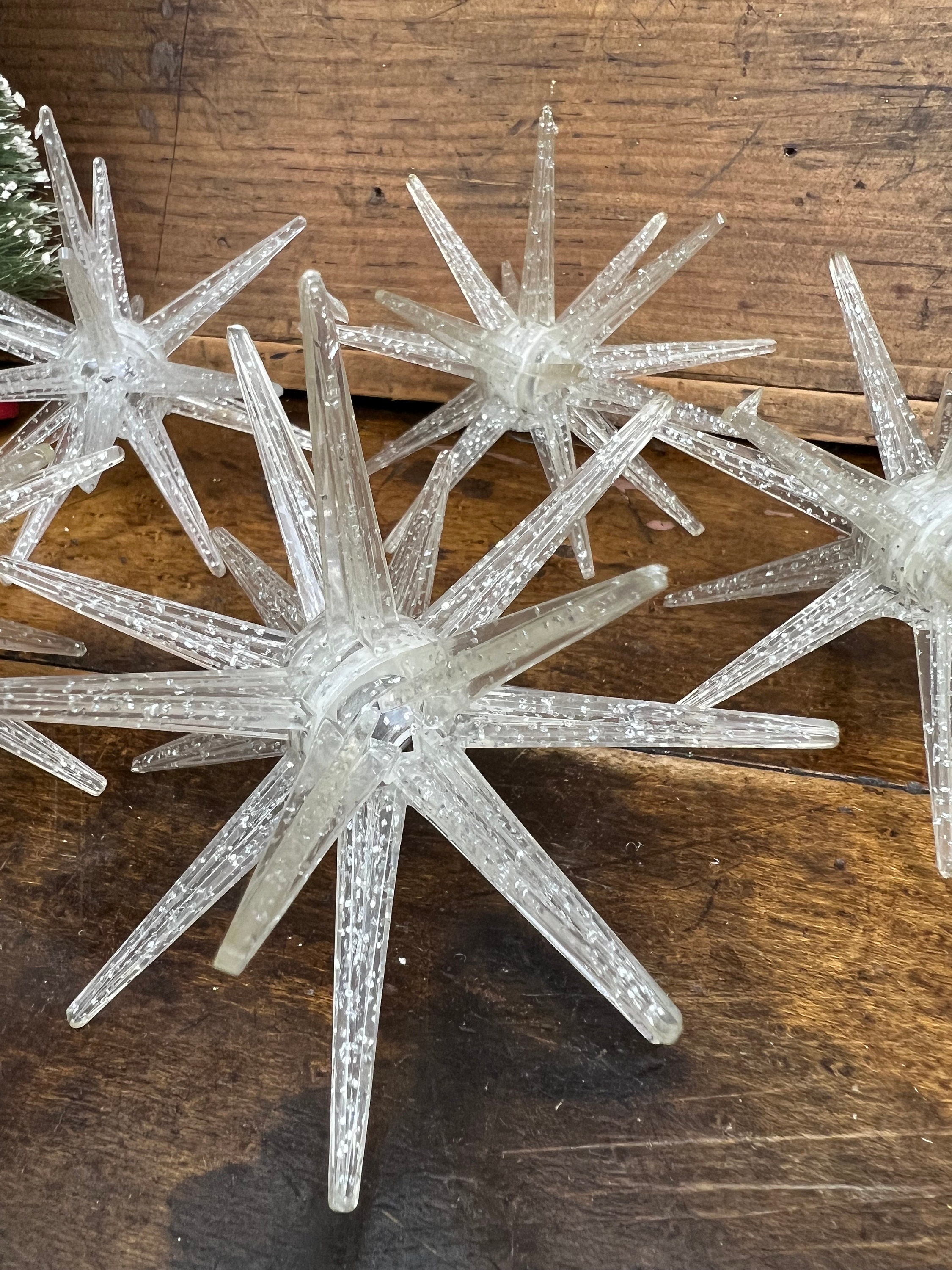 Vintage CLEAR Atomic Sputnik Star Lite Christmas Light Replacement for ...