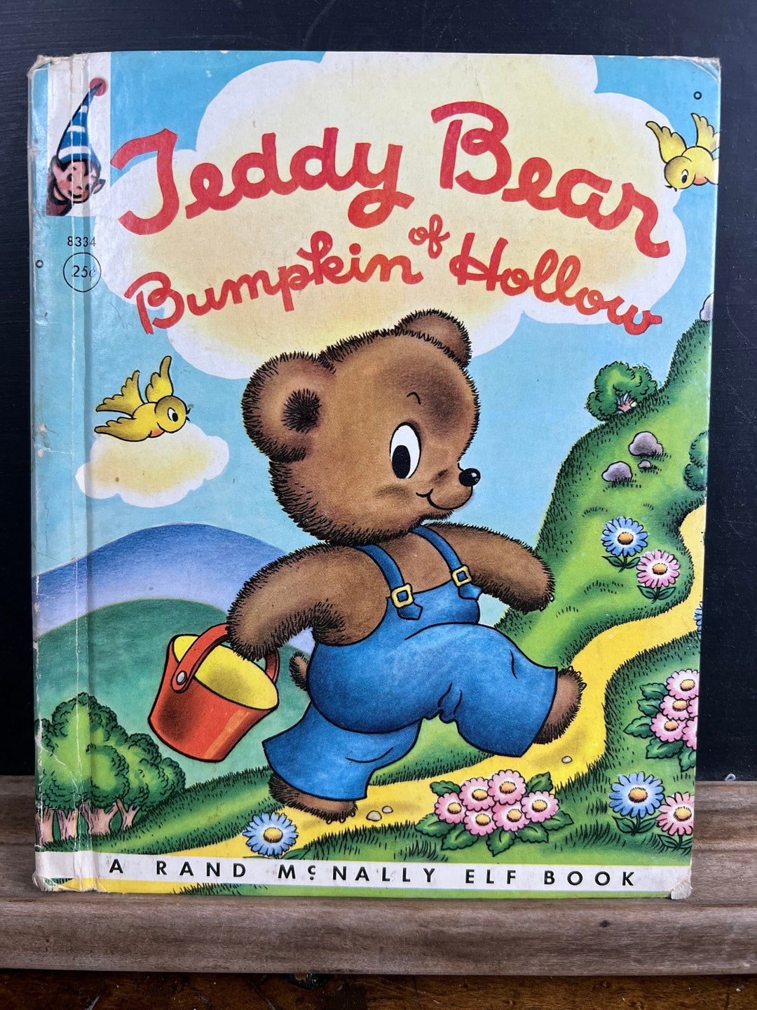 Vintage Teddy Bear Bumpkin of Hollow 1963 Rand Mcnally Elf Book ...