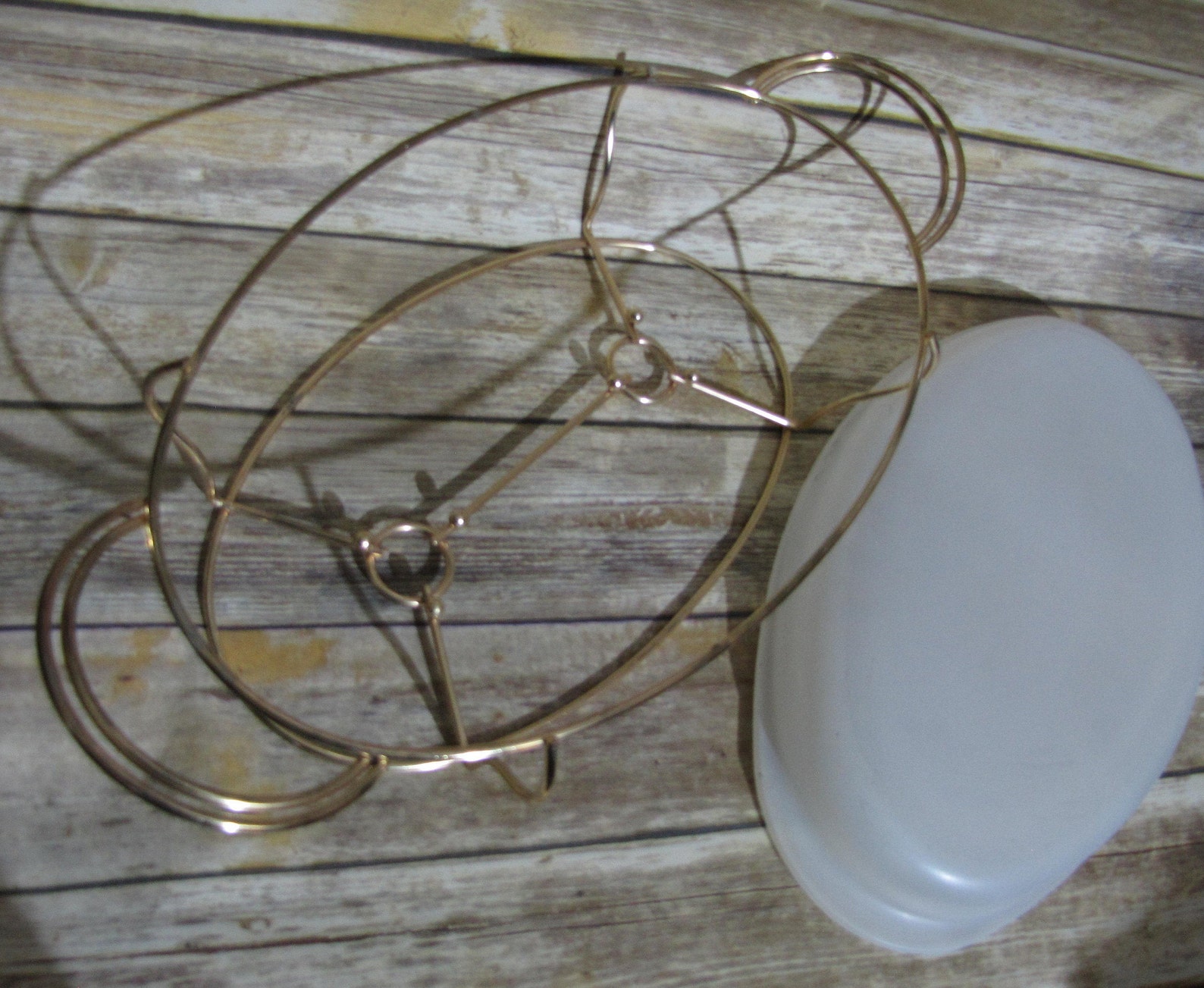 Vintage PYREX White Glass~ Large Oval Serving Platter Utility Dish With ...