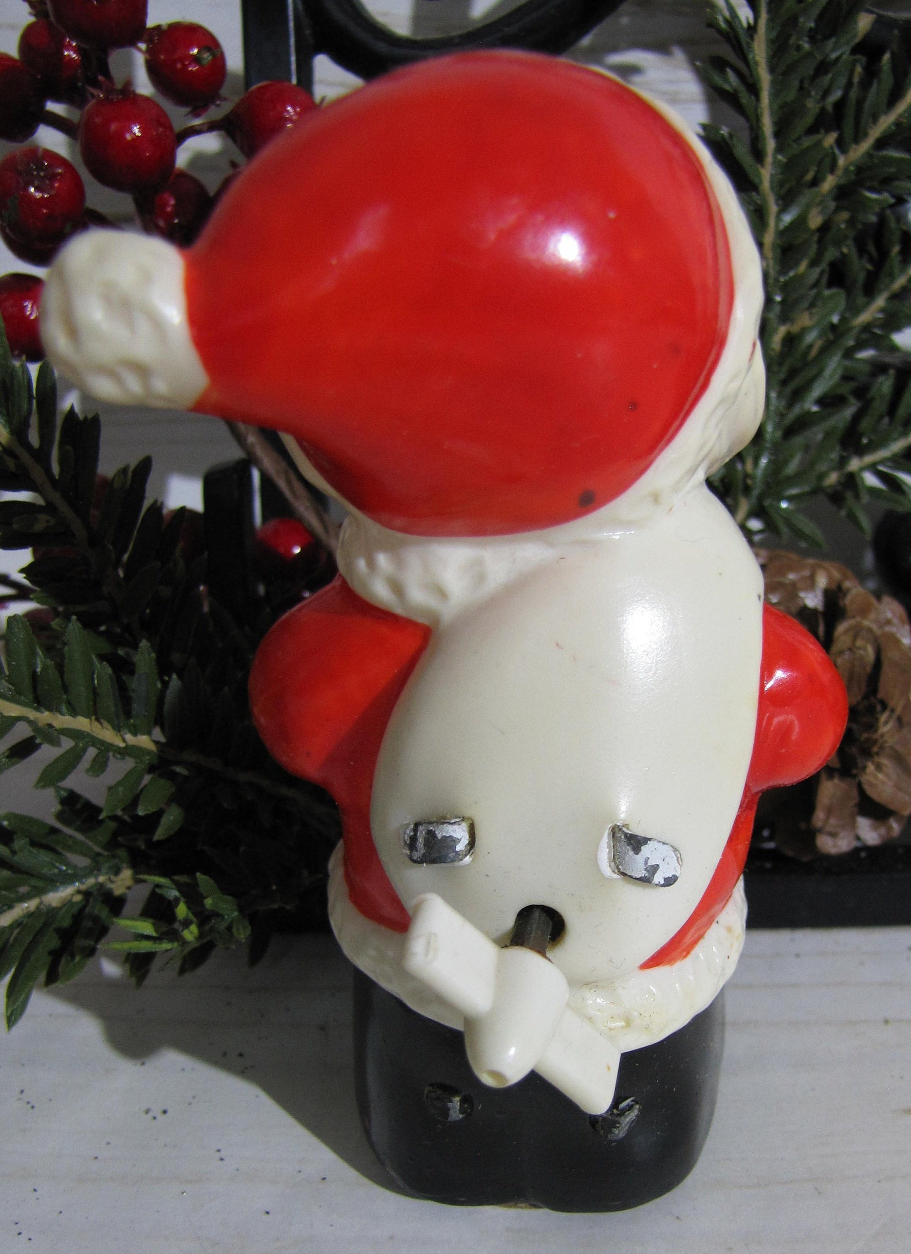 Vintage Santa Claus Wind up Toy 1950's MARX TOY Jolly | Etsy