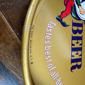Vintage Piels Beer Tray| Piel's Light Beer Serving Tray| Cocktail Tray ...
