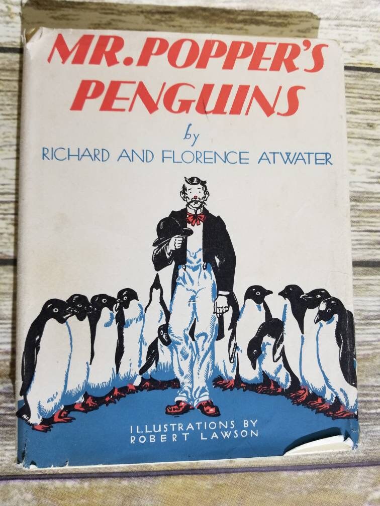 Vintage Book Mr. Popper's Penguins by Richard & Florence Atwater ...