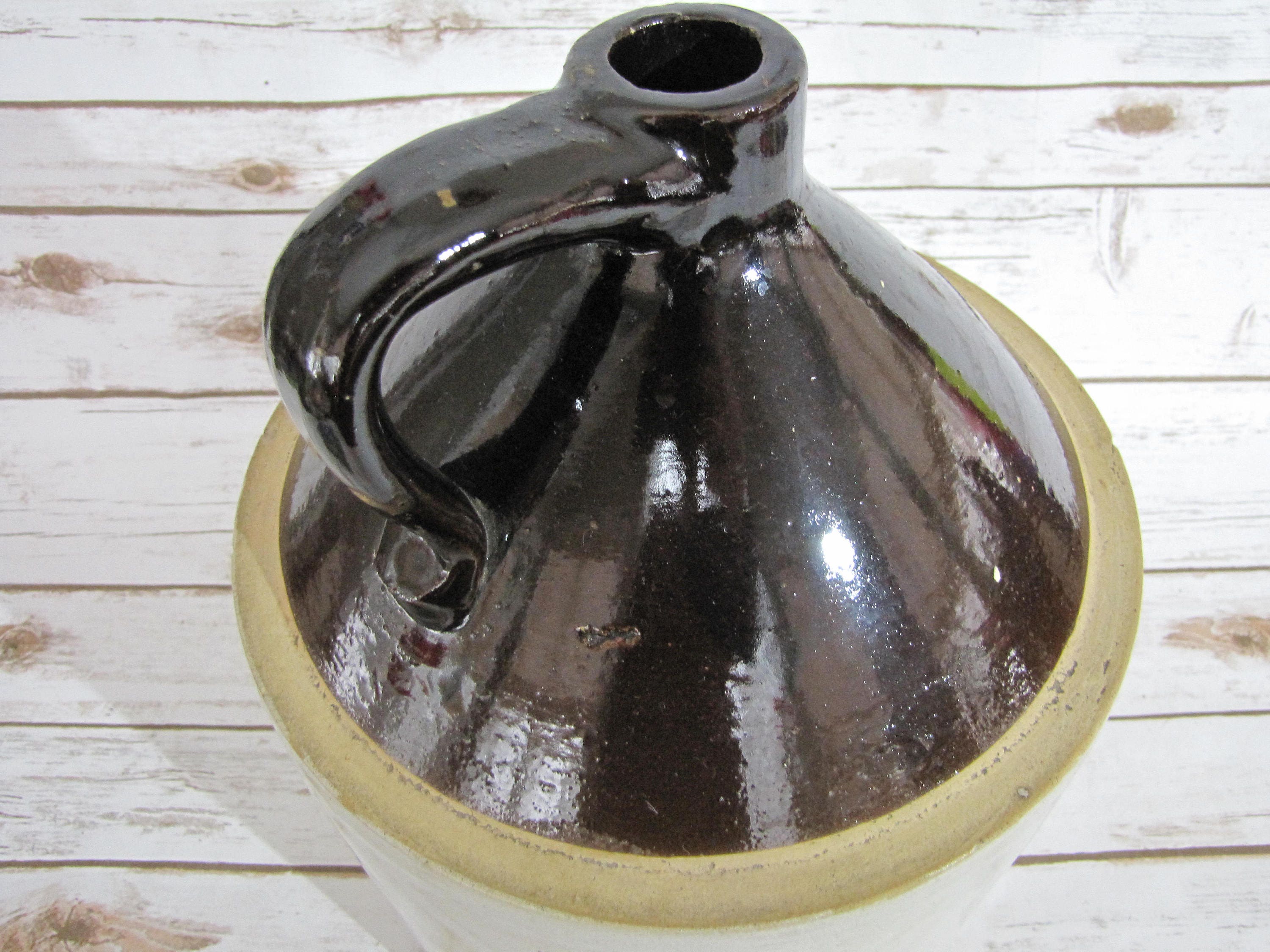 Large Whiskey Jug 3 Crown Robinson Ransbottom Stoneware Salt | Etsy