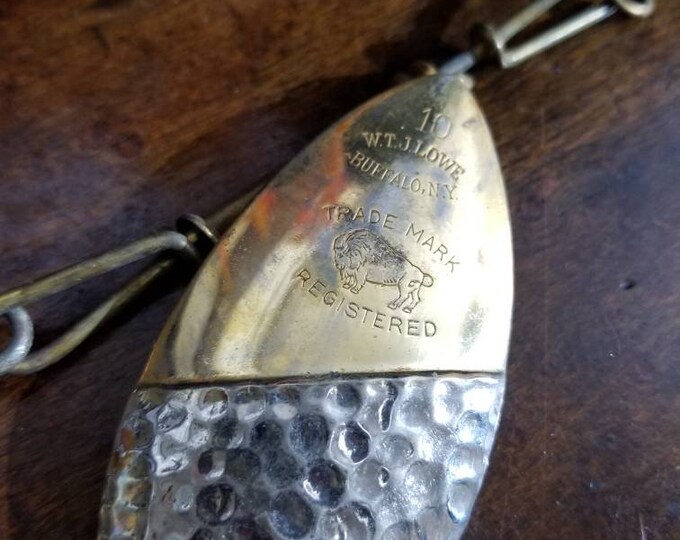 Vintage W.T.J. LOWE Buffalo NY No 10 Spinner Bait Fishing Lure Tackle ...