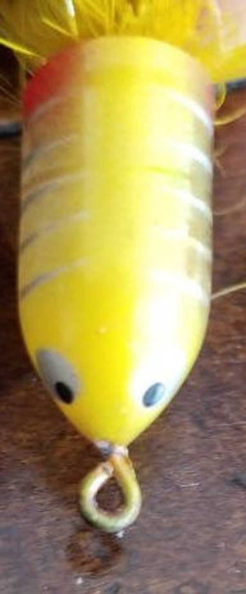 Vintage HEDDON Yellow Wilder-dilg Spook Bass Fly Rod Fishing - Etsy