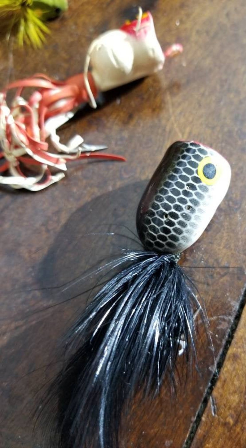 Vintage ARBOGAST HULA Popper Frog Bass Fly Rod Fishing | Etsy
