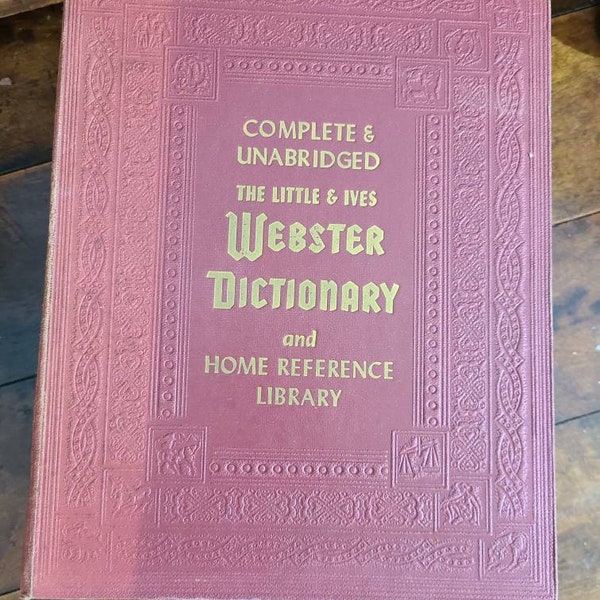 Webster Dictionary - Etsy