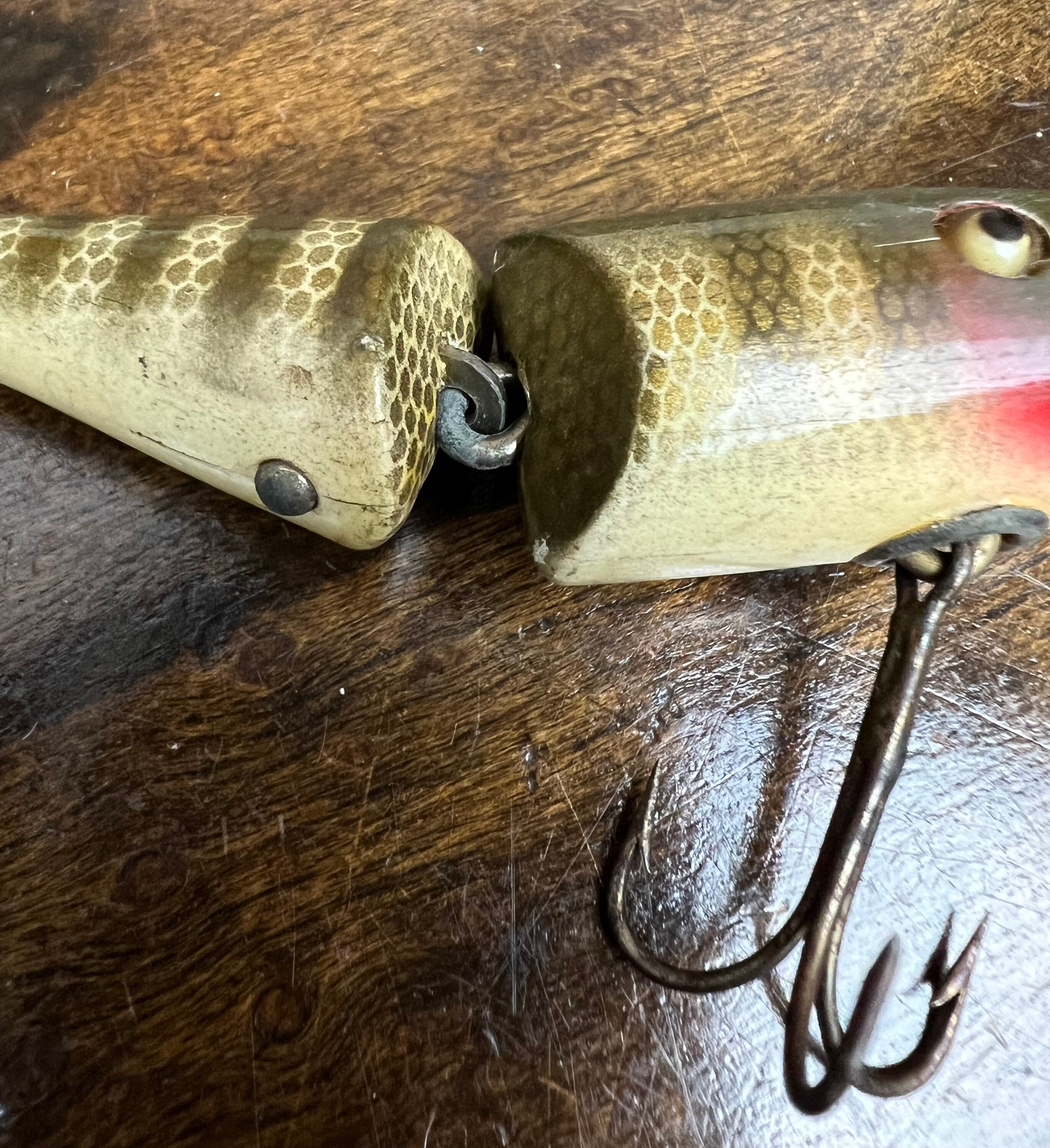 Vintage CREEK CHUB Jointed BABY Pike Fishing Lure ~tackle Bait #2700 ...