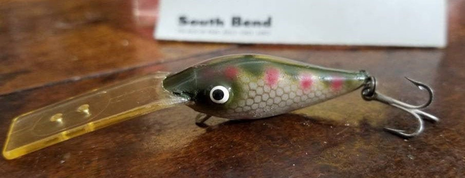 Vintage SOUTH BEND Rock Hopper Fly Rod Fishing Lure ~tackle Bait ~green ...