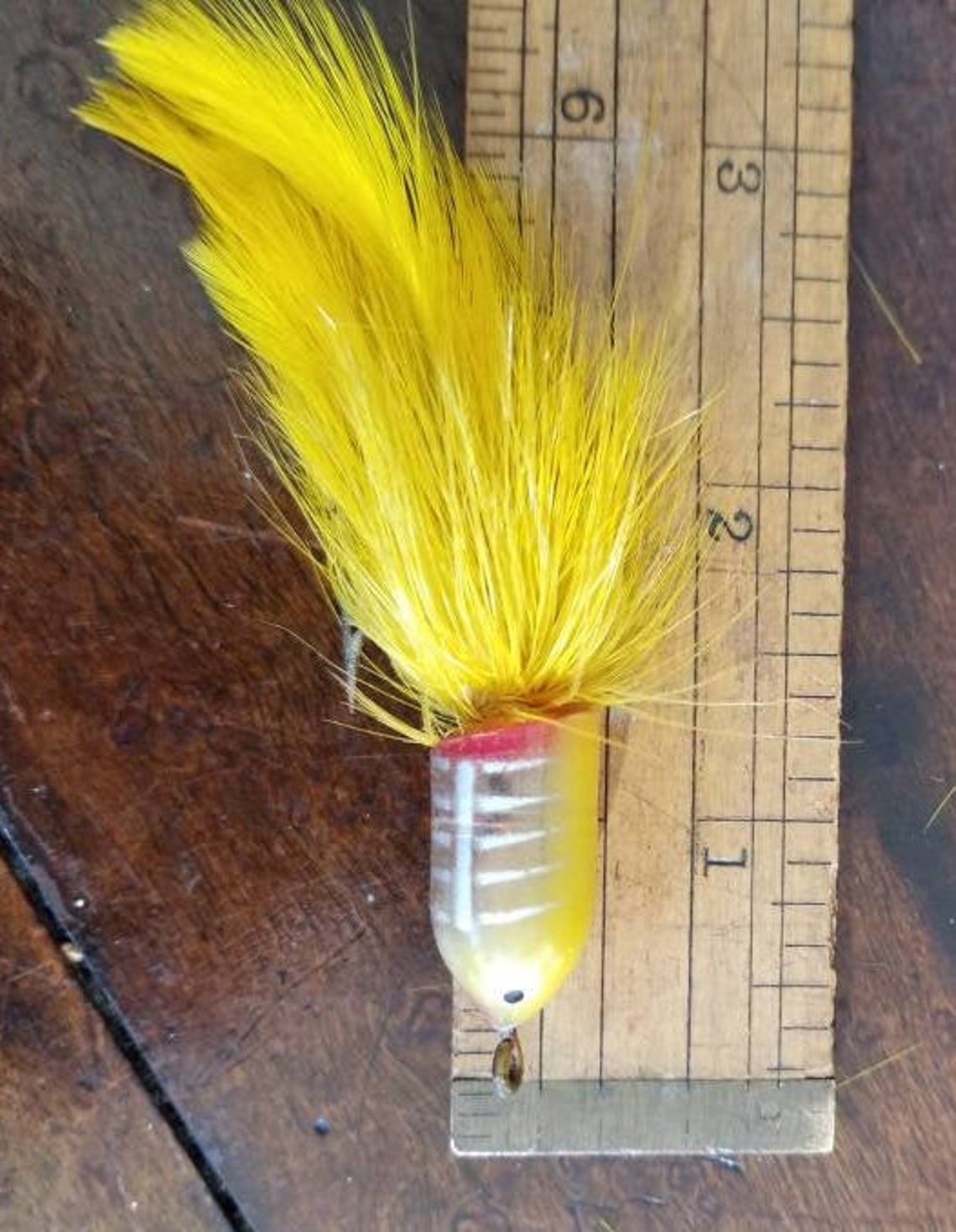 Vintage HEDDON Yellow Wilder-dilg Spook Bass Fly Rod Fishing | Etsy
