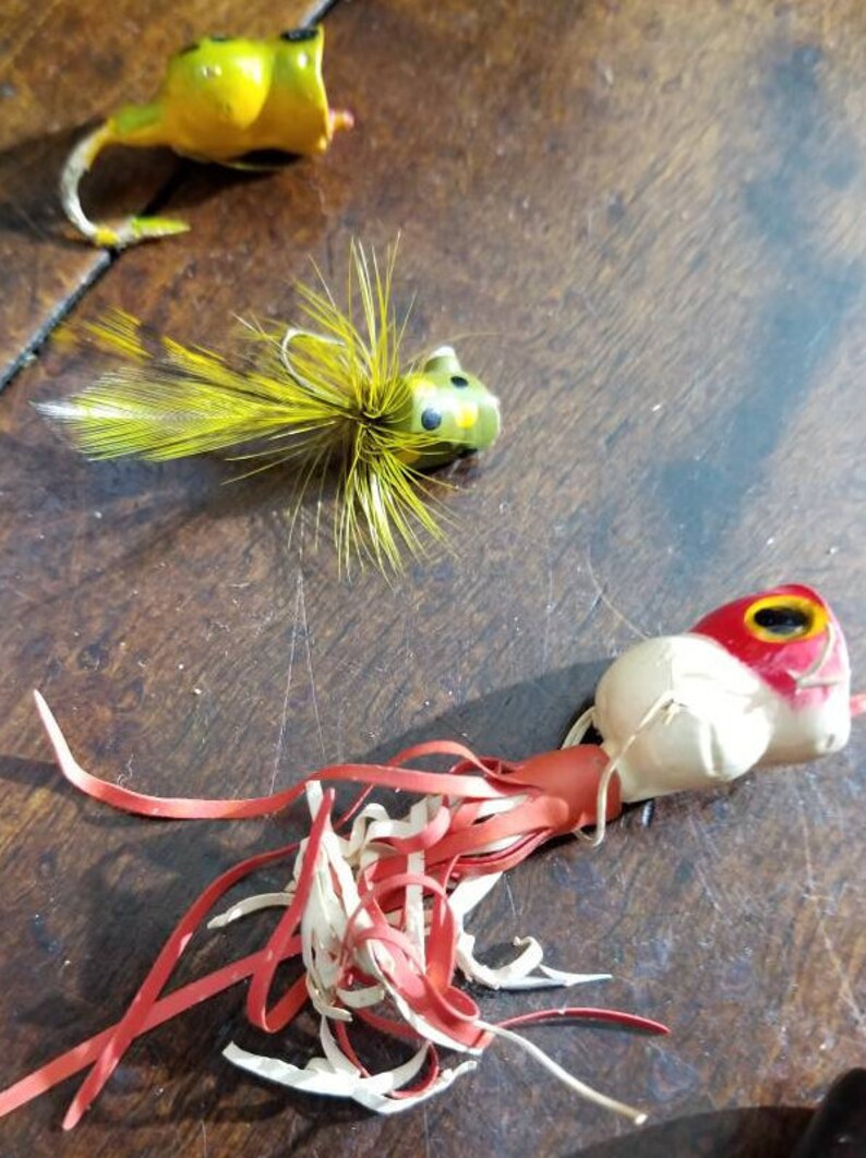 Vintage ARBOGAST HULA Popper Frog Bass Fly Rod Fishing | Etsy