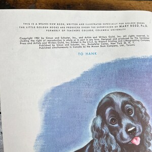 Vintage the Little Golden Book of Dogs 1952 "a" Printing Children's ...