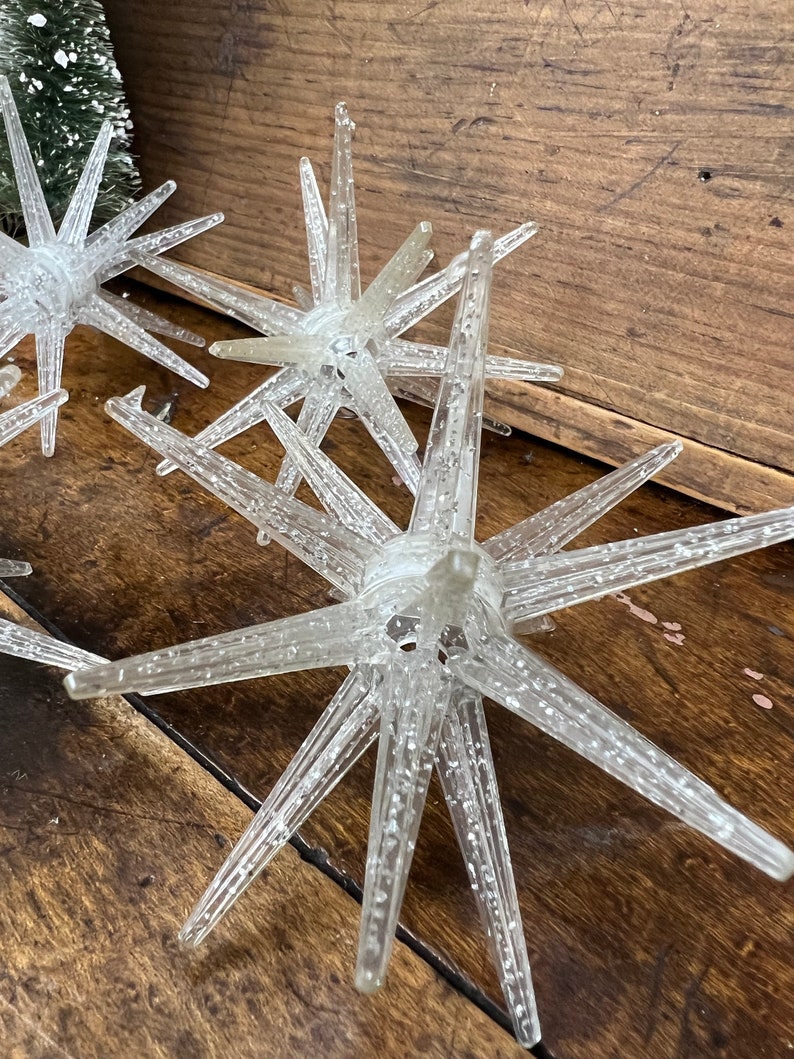 Vintage CLEAR Atomic Sputnik Star Lite Christmas Light Replacement for ...