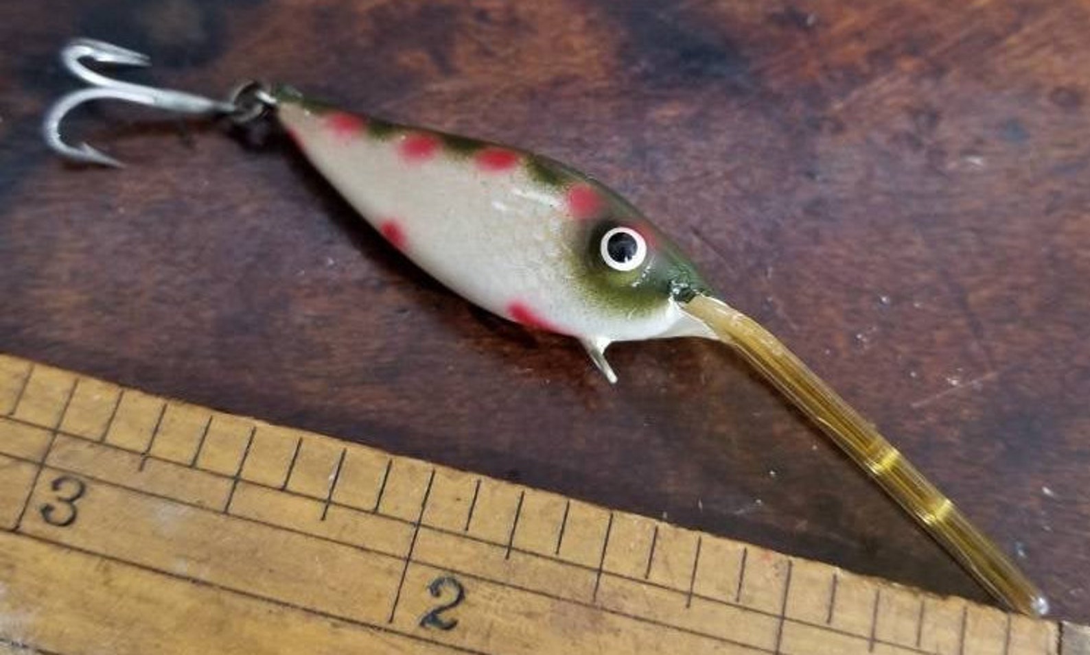 Vintage SOUTH BEND Rock Hopper Fly Rod Fishing Lure ~tackle Bait ~green ...