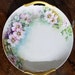 Vintage JAPAN Porcelain Floral Cake Plate or Charger Plate - Etsy