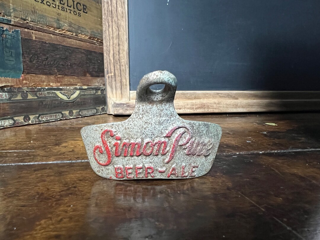 Vintage Simon Pure Beer-ale Wall Mounted Bottle Opener| Starr X Made in ...