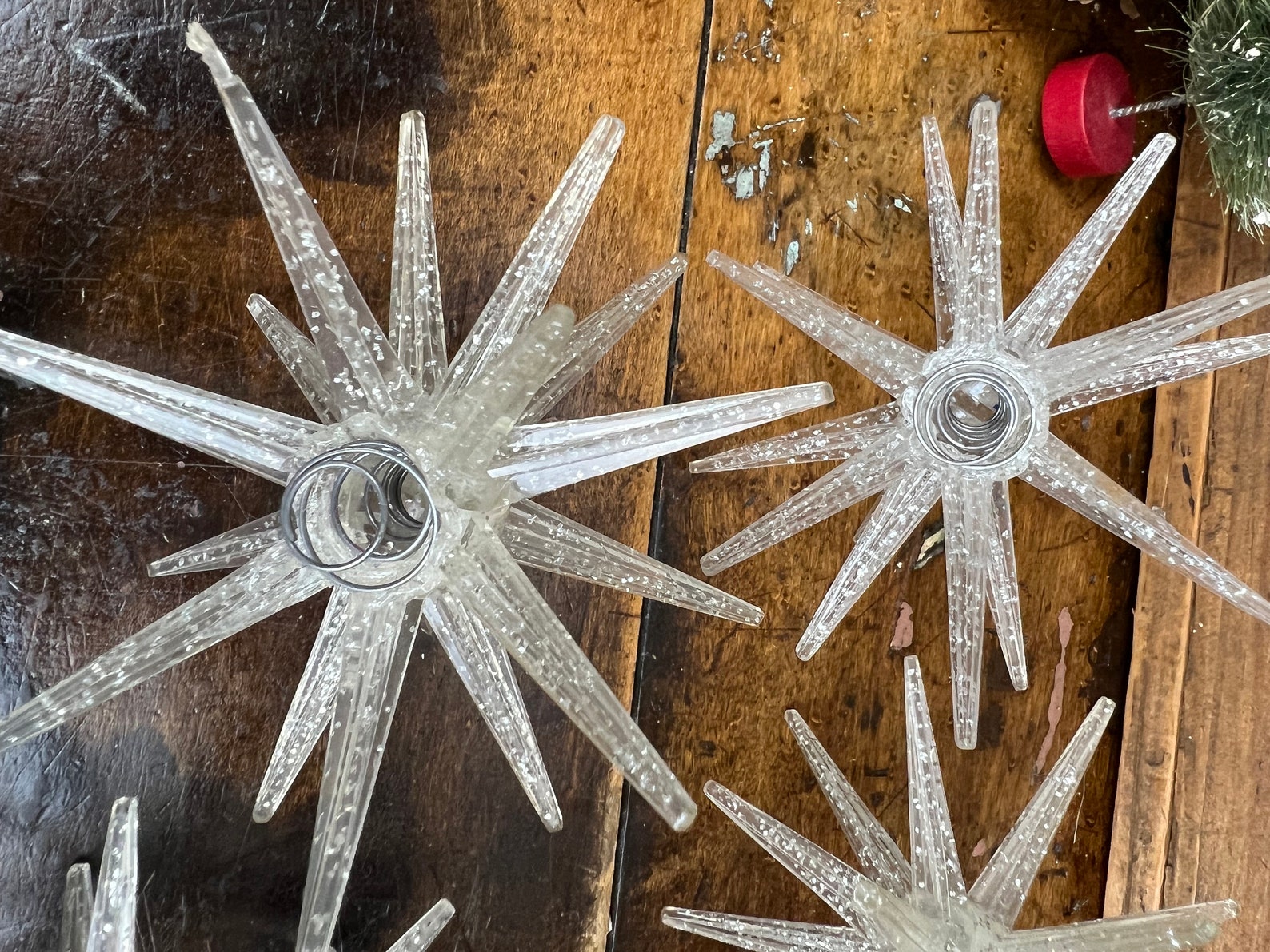 Vintage CLEAR Atomic Sputnik Star Lite Christmas Light Replacement for ...