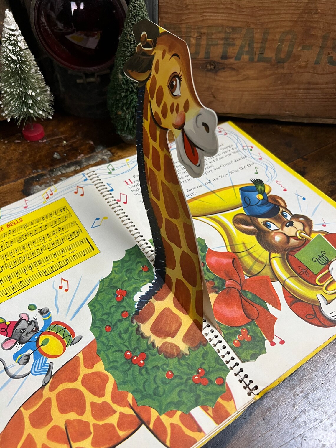 Vintage Santa's Circus 1952 Pop-up Activity Book Bunny - Etsy