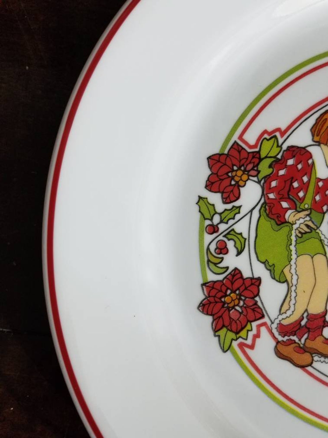 Vintage Corelle 1997 Christmas Series Dinner Plate~happy Holidays ...