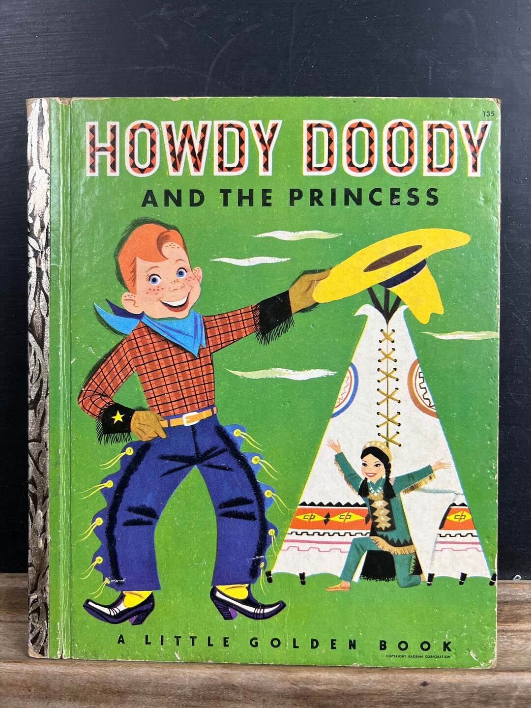 Vintage Howdy Doody and the Princess Golden Book 1952 "a"printing ...