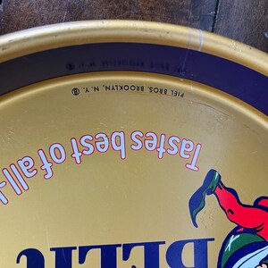 Vintage Piels Beer Tray| Piel's Light Beer Serving Tray| Cocktail Tray ...