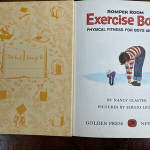 Vintage Romper Room Exercise Little Golden Book 1964 "a" Printing ...