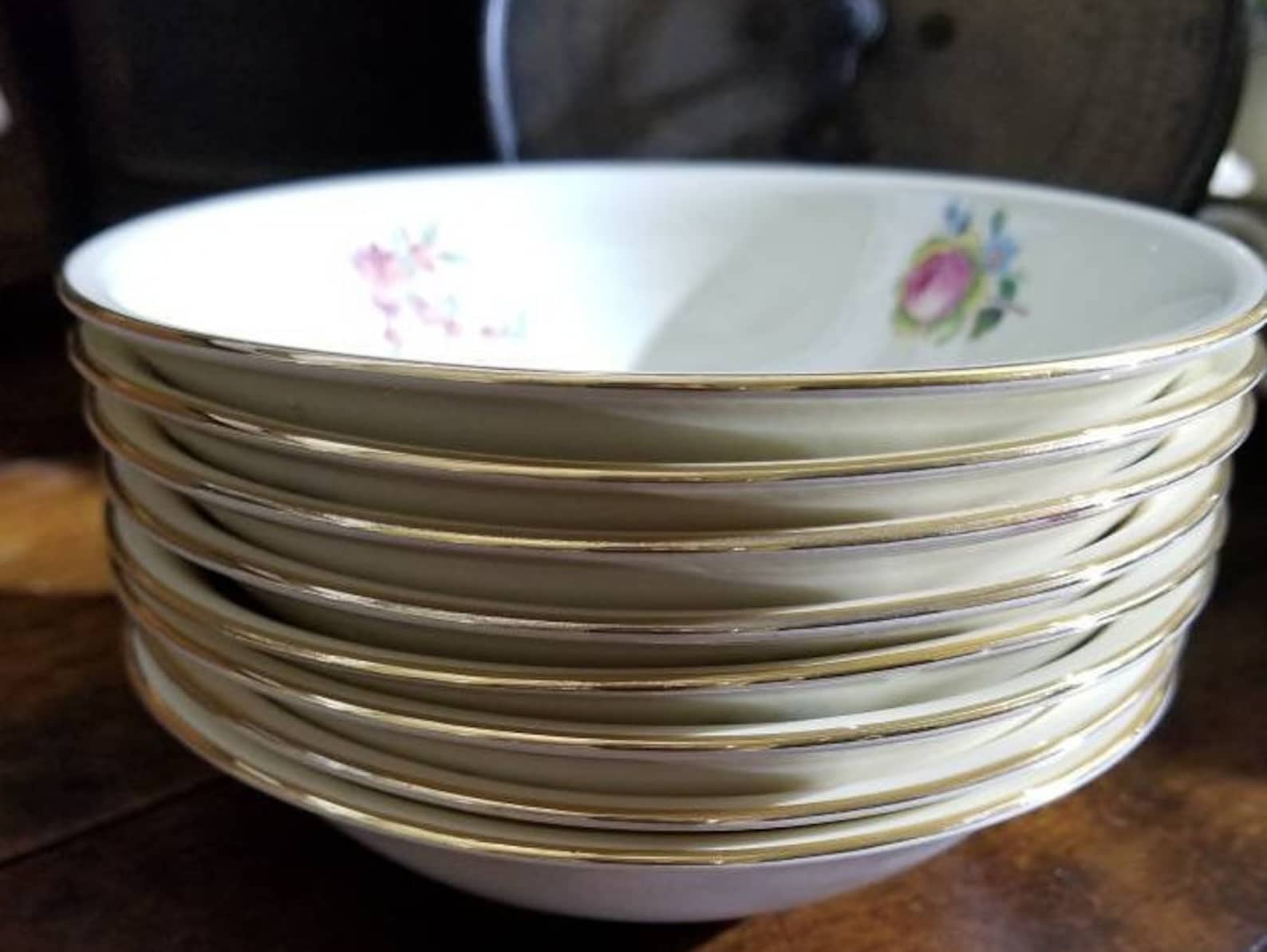 Vintage HOMER LAUGHLIN Priscilla Pattern Eggshell Nautilus | Etsy