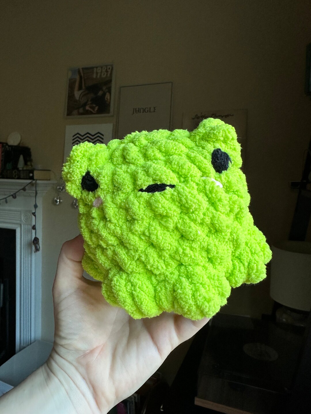 Crochet Frog Handmade Frog Jumbo Frog Frog Stuffed Animal Amigurumi ...