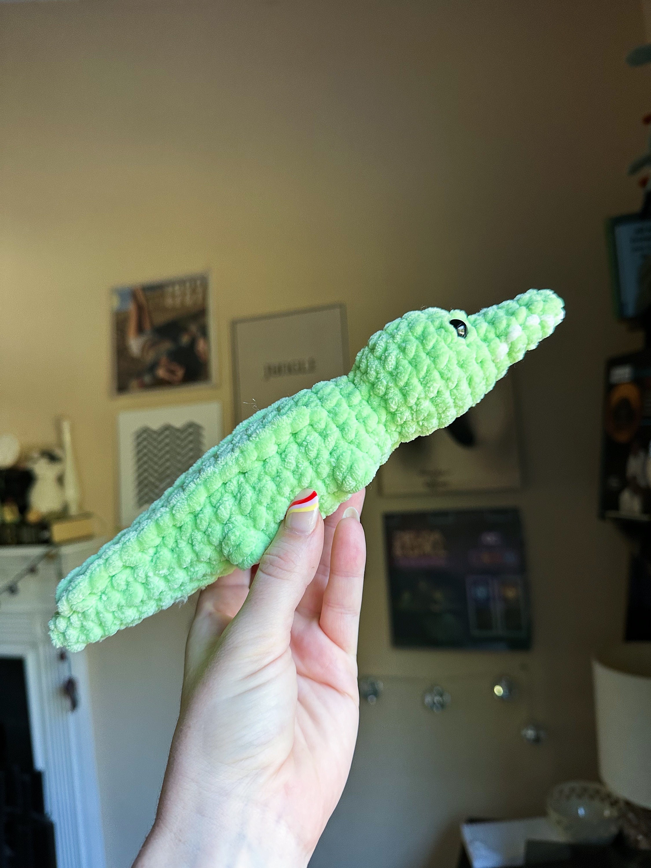 Alligator Crochet Pattern Allie the Gator, Kawaii, PDF Download ...