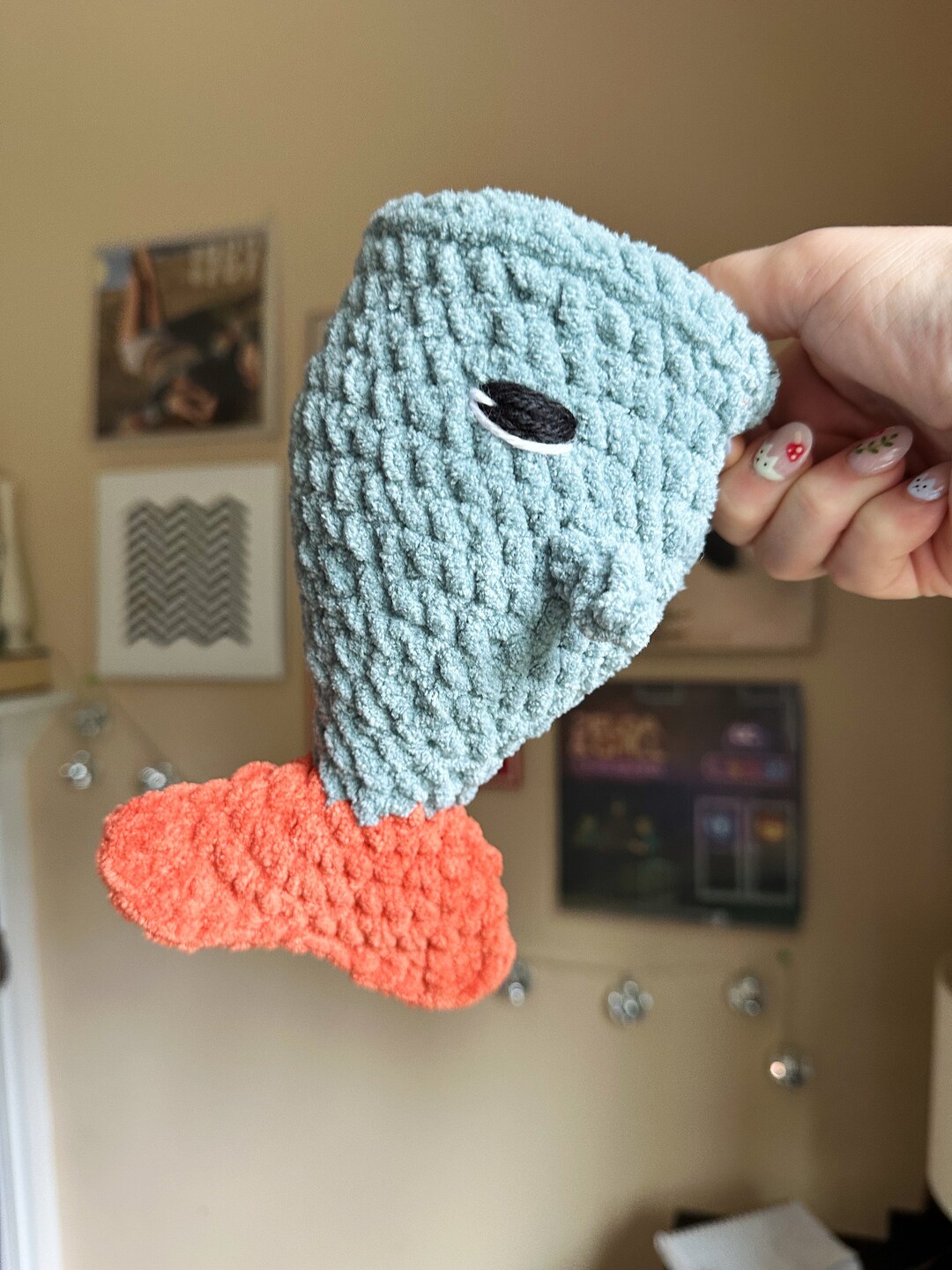 Handmade Fish Toy, Interactive Game, Bass, Flip the Fish - Etsy