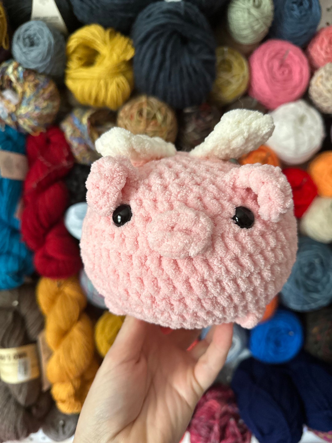 Crochet Pig | Handmade | Made to Order | Pig With Wings | When Pigs Fly ...