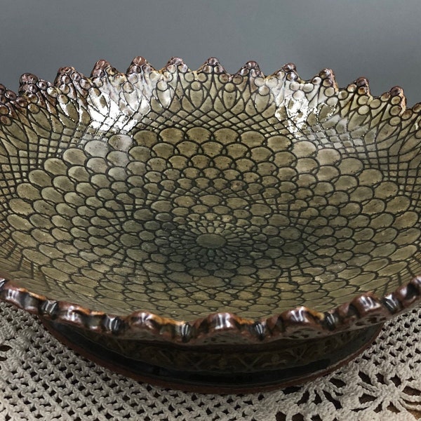 Lace Pottery - Etsy