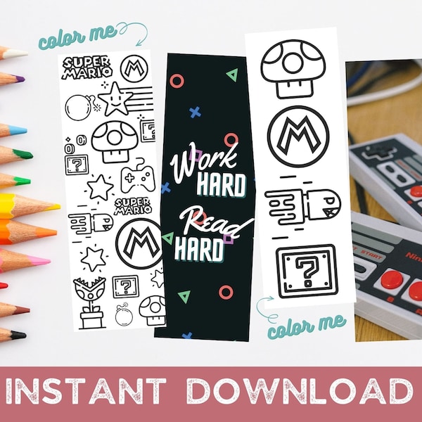 Mario Brothers Coloring Book - Etsy