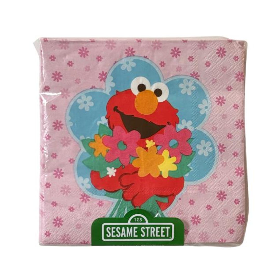Sesame Street Elmo W/ Flowers - 40 Cnt| First Birthday | Sesame Street ...