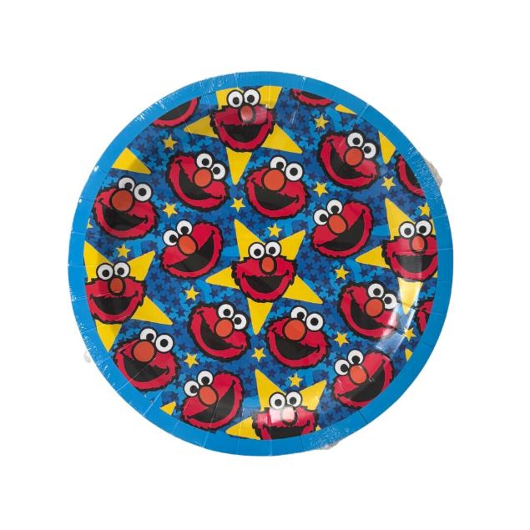 Sesame Street Elmo Super Star Dinner Plates - 16 Cnt | Elmo Birthday ...