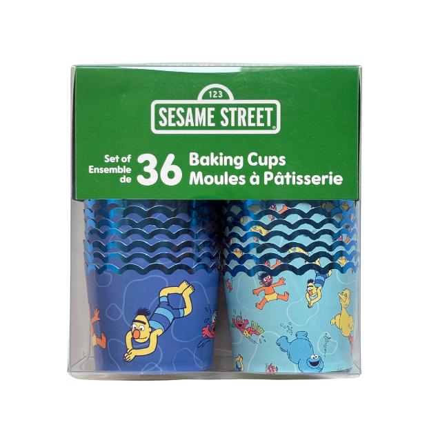 Sesame Street Friends Pool Party Baking Cups - 36 Cnt | First Birthday ...