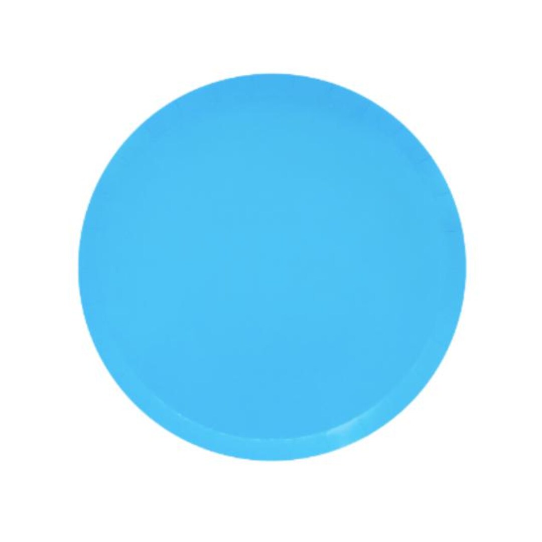 Solid Blue Paper Dinner Plates, 10 Cnt | Blue Birthday Plates ...