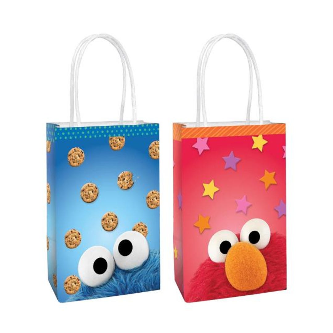 Sesame Street Create Your Own Paper Bag W/add-ons - 8 Cnt | First ...