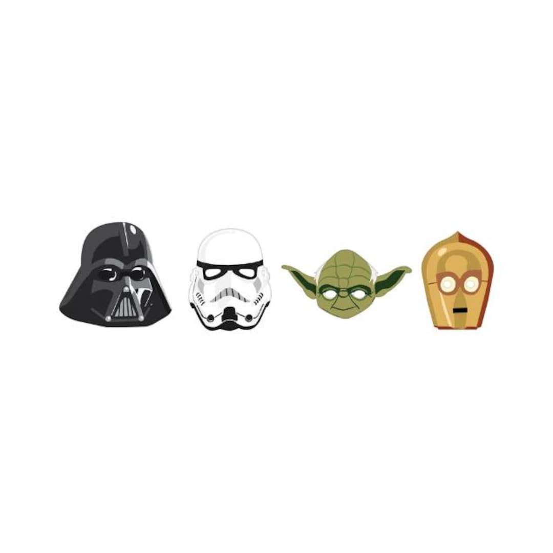 Star Wars Galaxy Adventure Kids Paper Masks - 8 Cnt | Star Wars ...