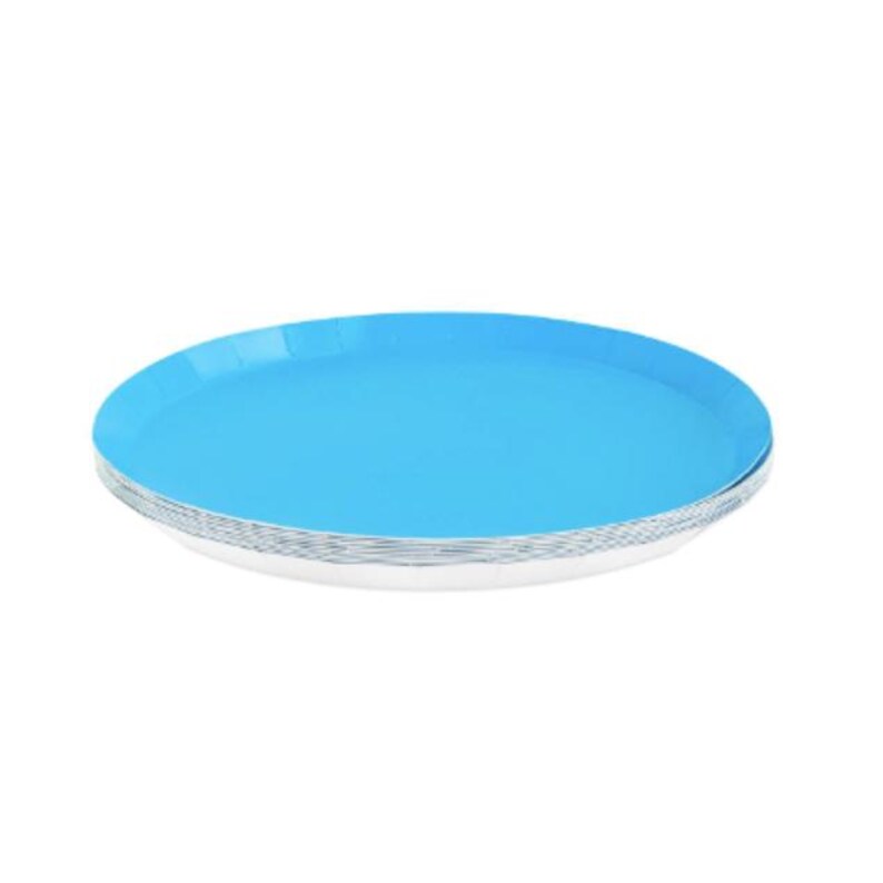 Solid Blue Paper Dinner Plates, 10 Cnt | Blue Birthday Plates ...