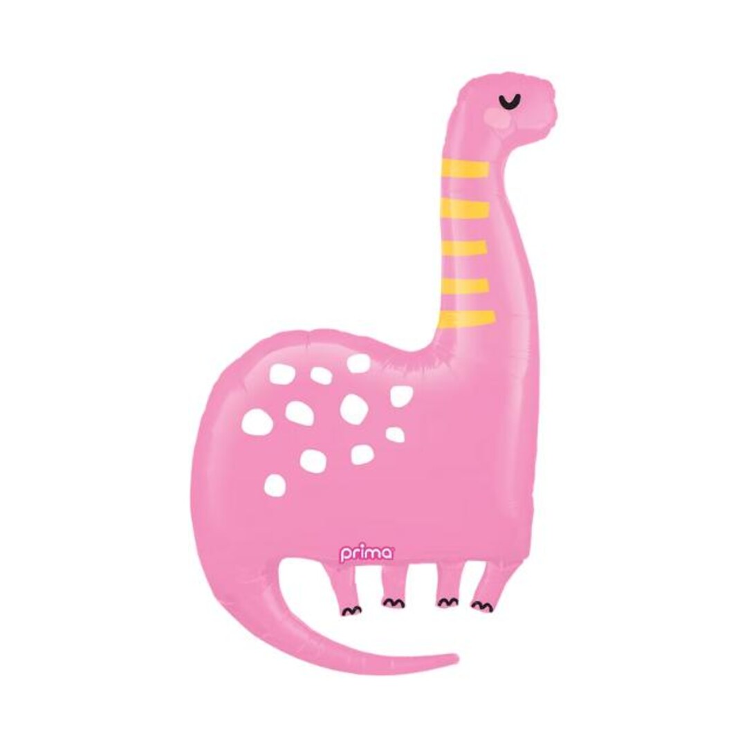 Sweet Pink Brachiosaurus 38" Balloon - 1 Cnt | Dinosaur Birthday | Dino ...