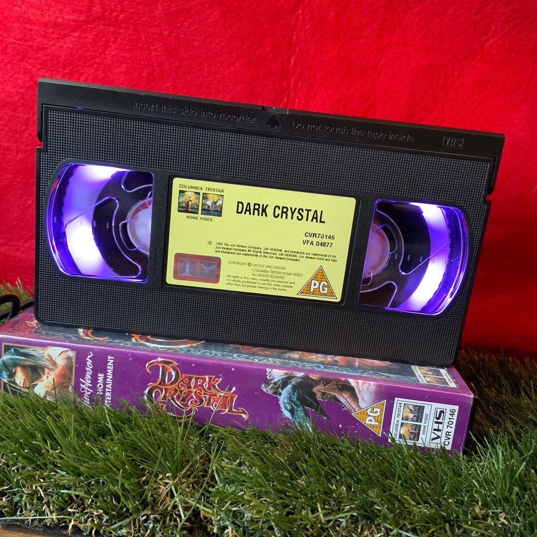 Retro VHS Lamp Dark Crystal Original Fantasy Night Light Table 80s Lamp ...