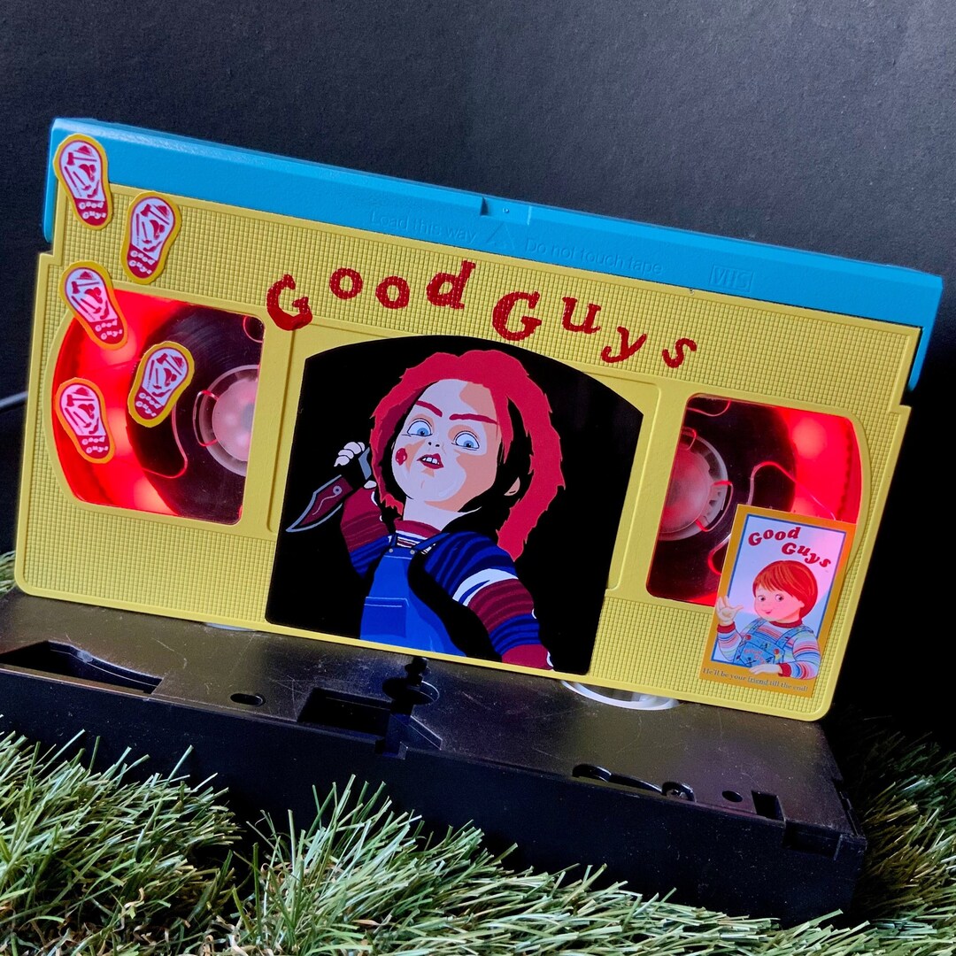 Retro VHS Lamp Chucky the Good Guys Child's Play Inspired Night Light ...