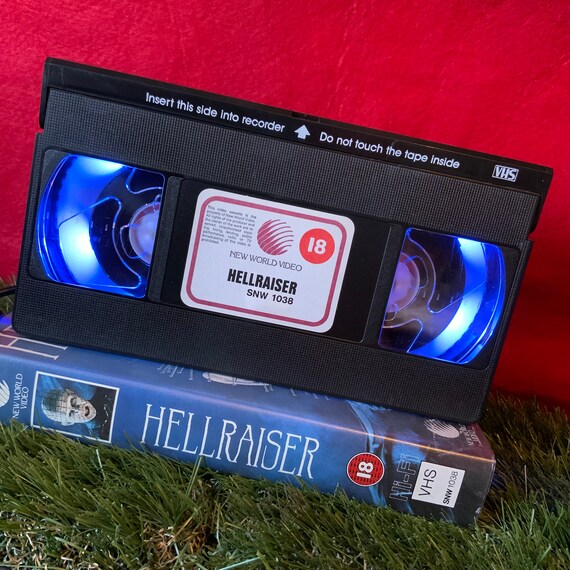 Retro VHS Lamp Hellraiser Original Night Light Table Lamp | Etsy